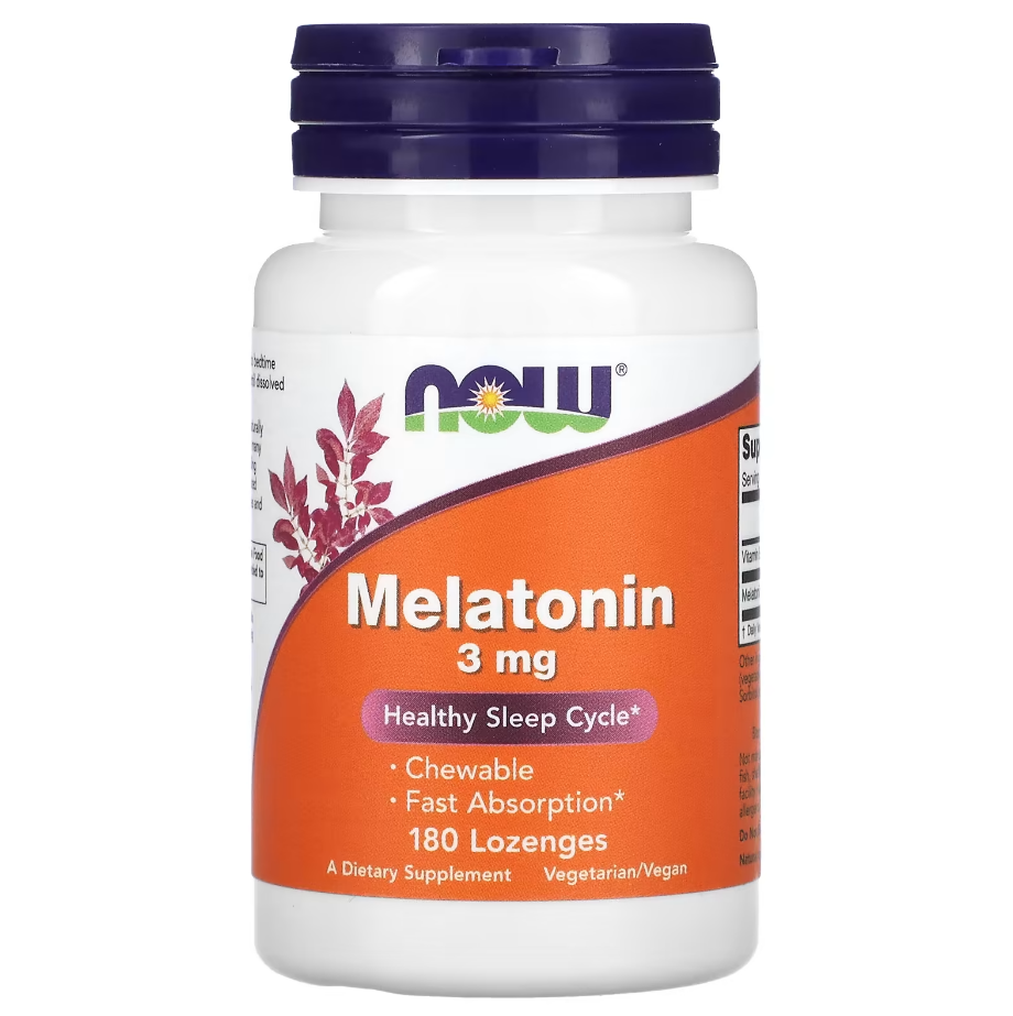 Мелатонин NOW Melatonin 3 мг 180 пастилок