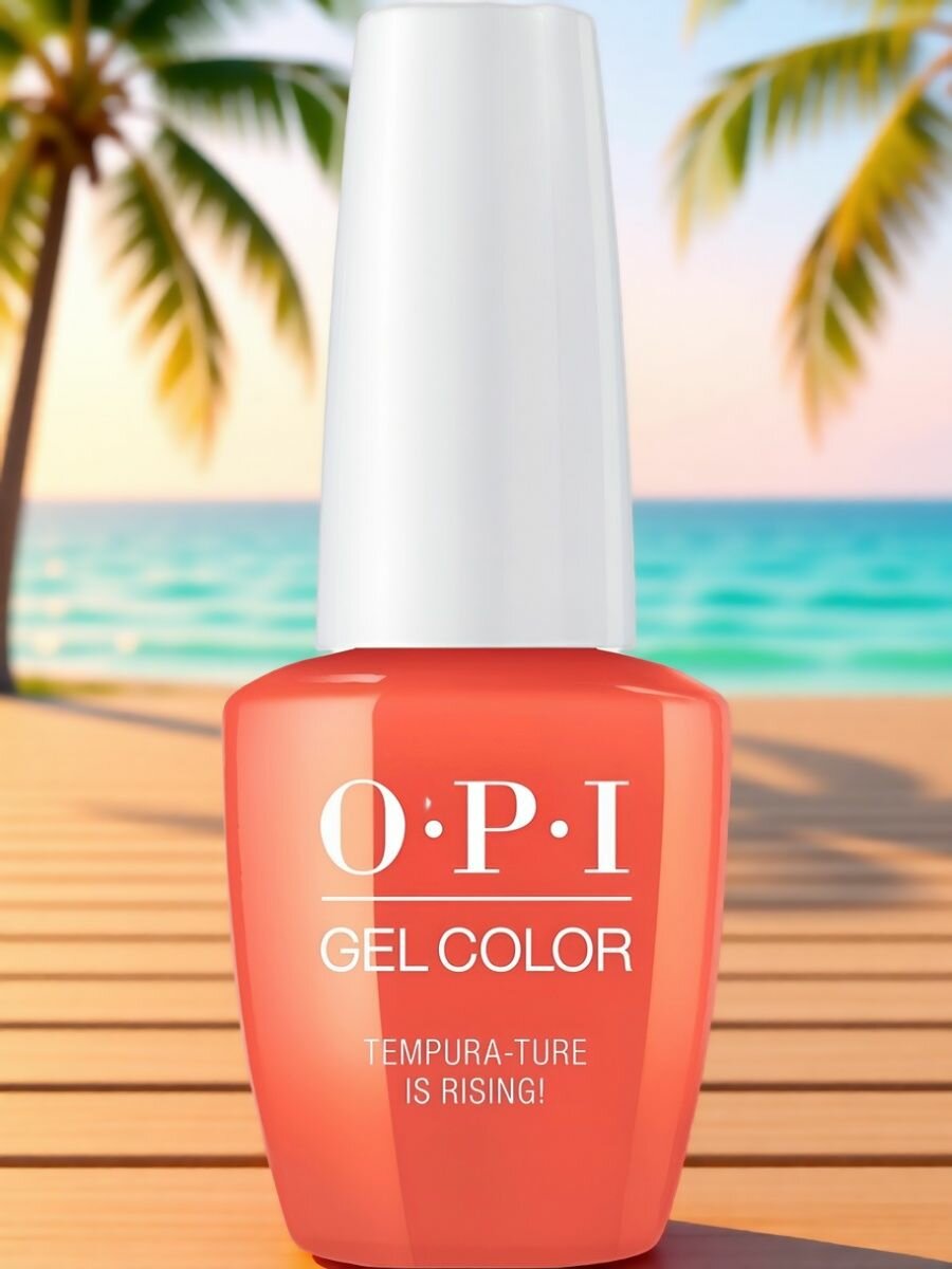 OPI GelColor Гель-лак для ногтей Tempura-ture is Rising, GCT89, 15 мл