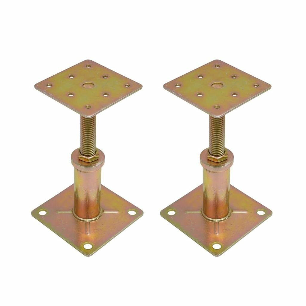 Оцинкованная регулируемая опорная рама приподнятой колонны из 2 частей крыши-A