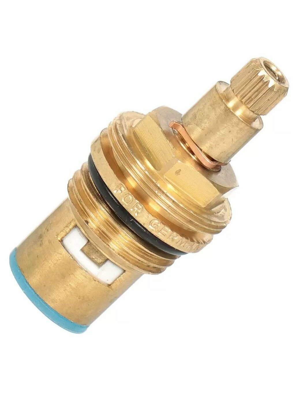 Кран-букса ComfortFactor 1/2 дюйма, 20 шлицов, 90 градусов, латунь. Надежный запорный механизм для смесителя, арт. 501210-10