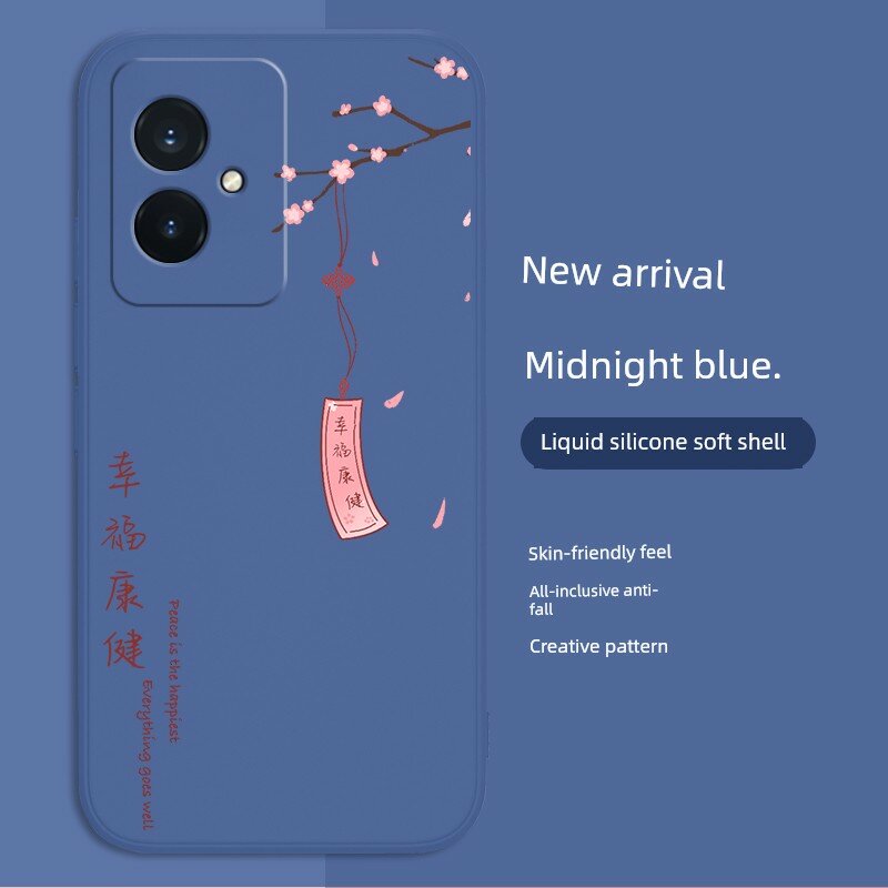 Защитный чехол для Honor 100, Ночной синий с матовым финишем