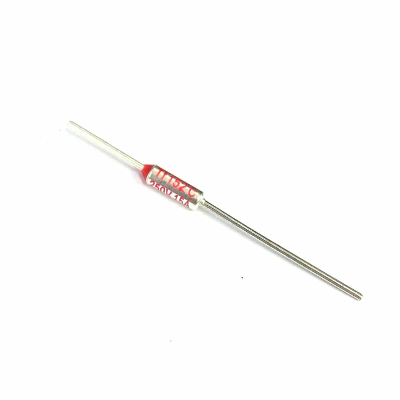 Термопредохранитель коаксиальный Termо fusе 152*C 15A axial, 1 шт