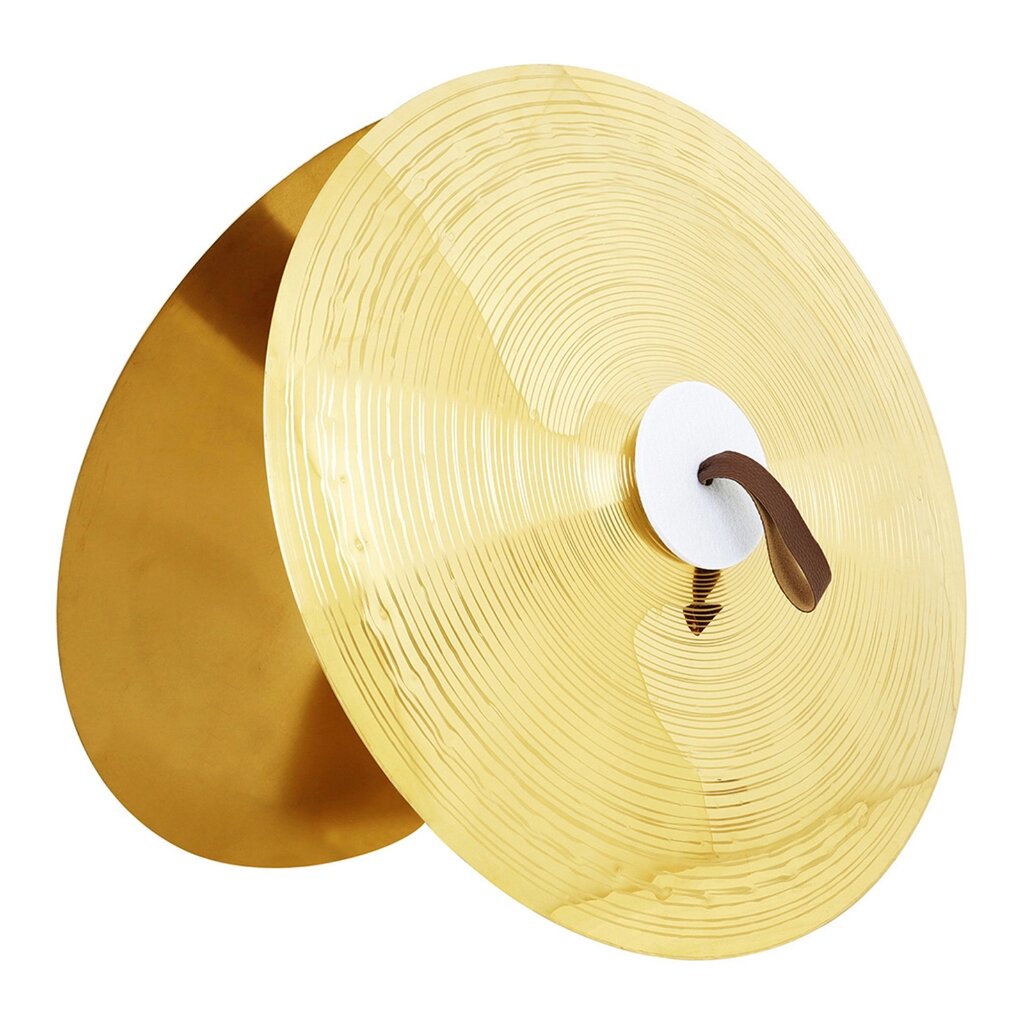 Золотые Армейские Тарелки Группа Ручных Тарелок гонги и Барабаны Тарелки Студенческие Взрослые Большие Тарелки Звонкие Медные Поясные Барабанные Тарелки-16 дюймов