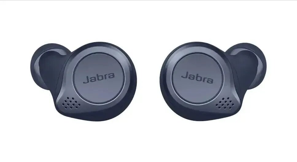 Наушники беспроводные с микрофоном Jabra Elite 75T, Bluetooth, USB Type-C, темно-синий
