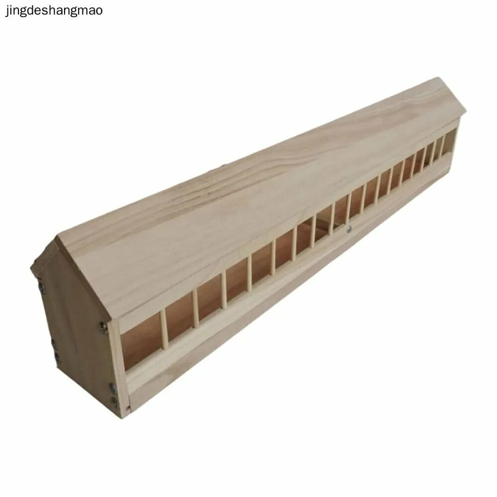 Деревянный кормушка для кур и голубей, 100cm - Три в одном