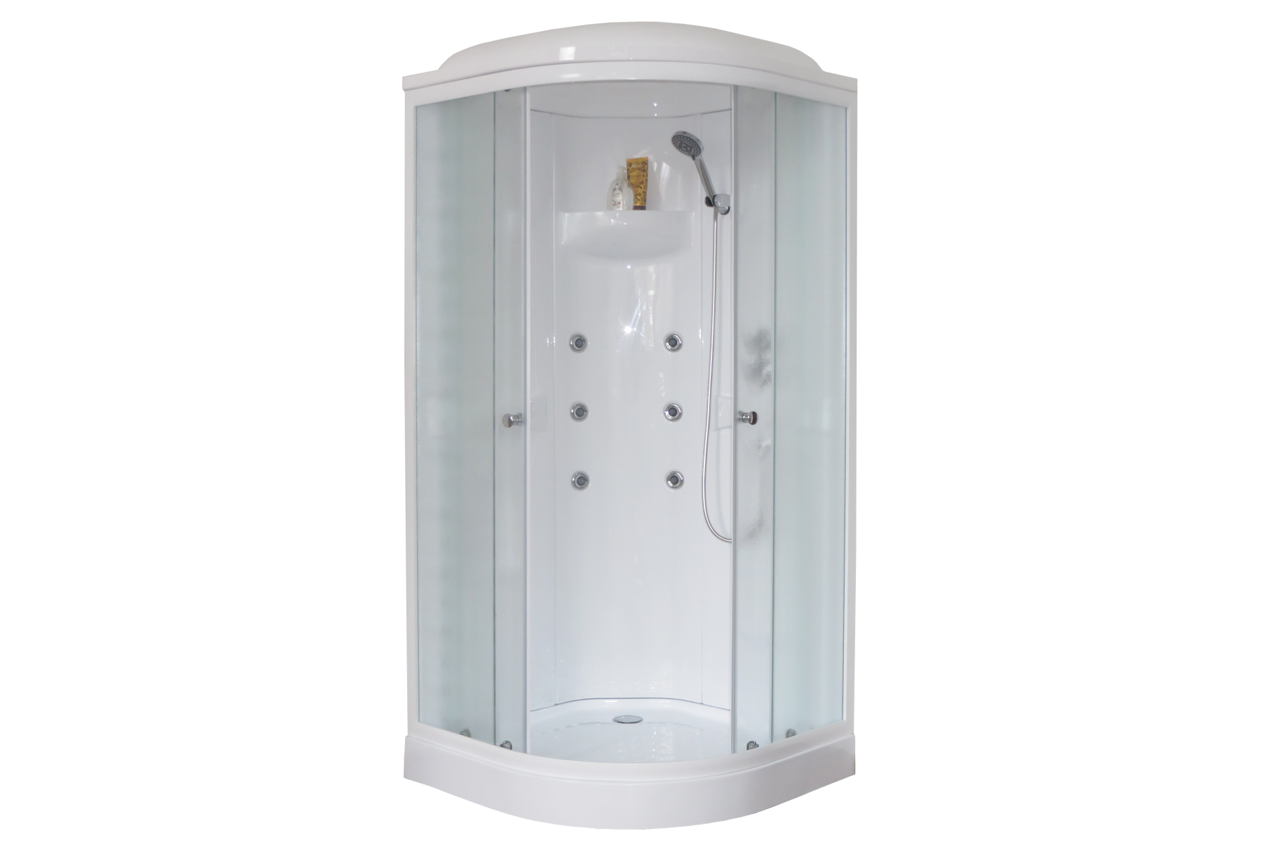 Душевая кабина RB 90HK2-М (матовое стекло, белый профиль) 90x90x217