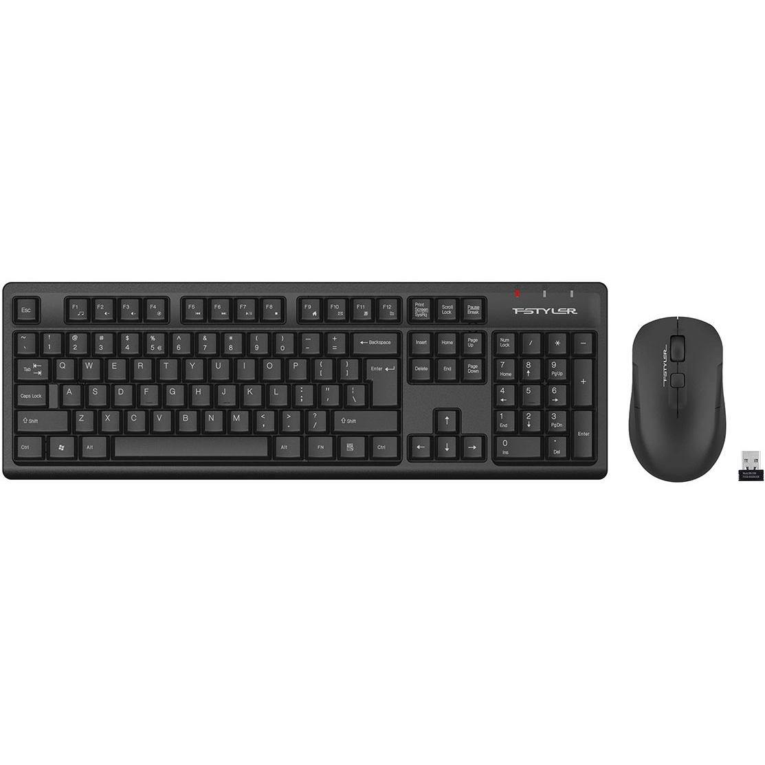 Комплект клавиатуры A4TECH и мыши Fstyler FG1200S клав: черный