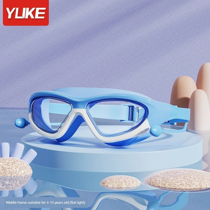 Детские очки для плавания, водонепроницаемые и незапотевающие, высококачественные очки для дайвинга для мальчиков и