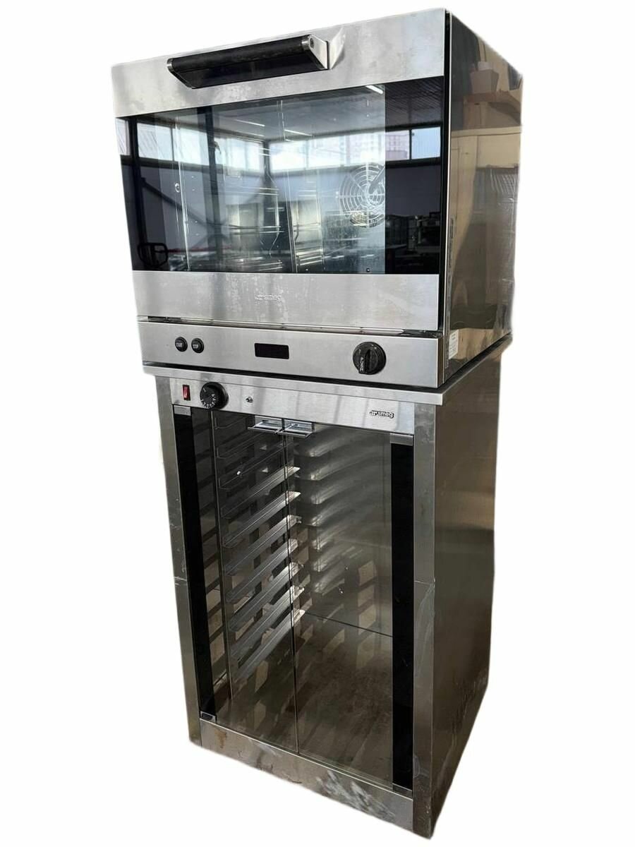 Комплект (маленький) Печь SMEG ALFA143XEN + Шкаф растоечный SMEG LEV43RU. Товар уцененный