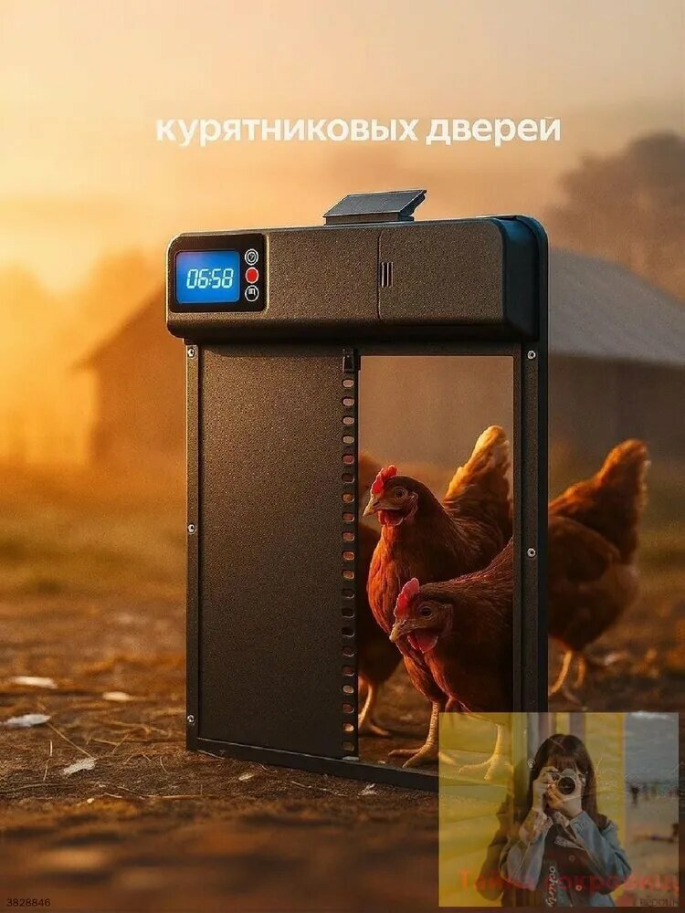 Автоматическая дверь для курятника