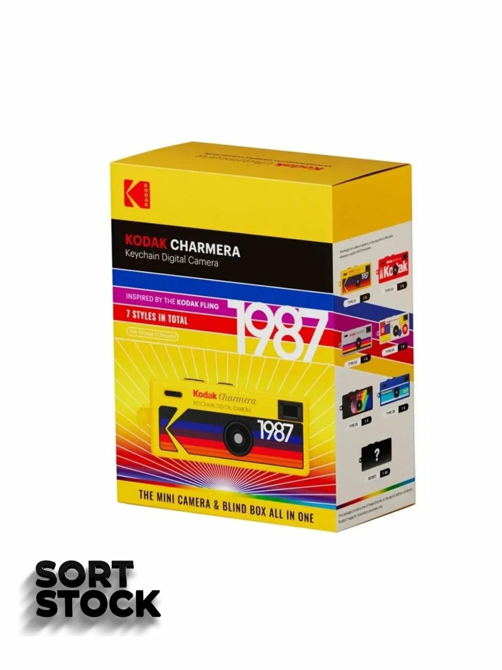 Мини камера-брелок Kodak Charmera 1987 случайная коробка (Blind Box)