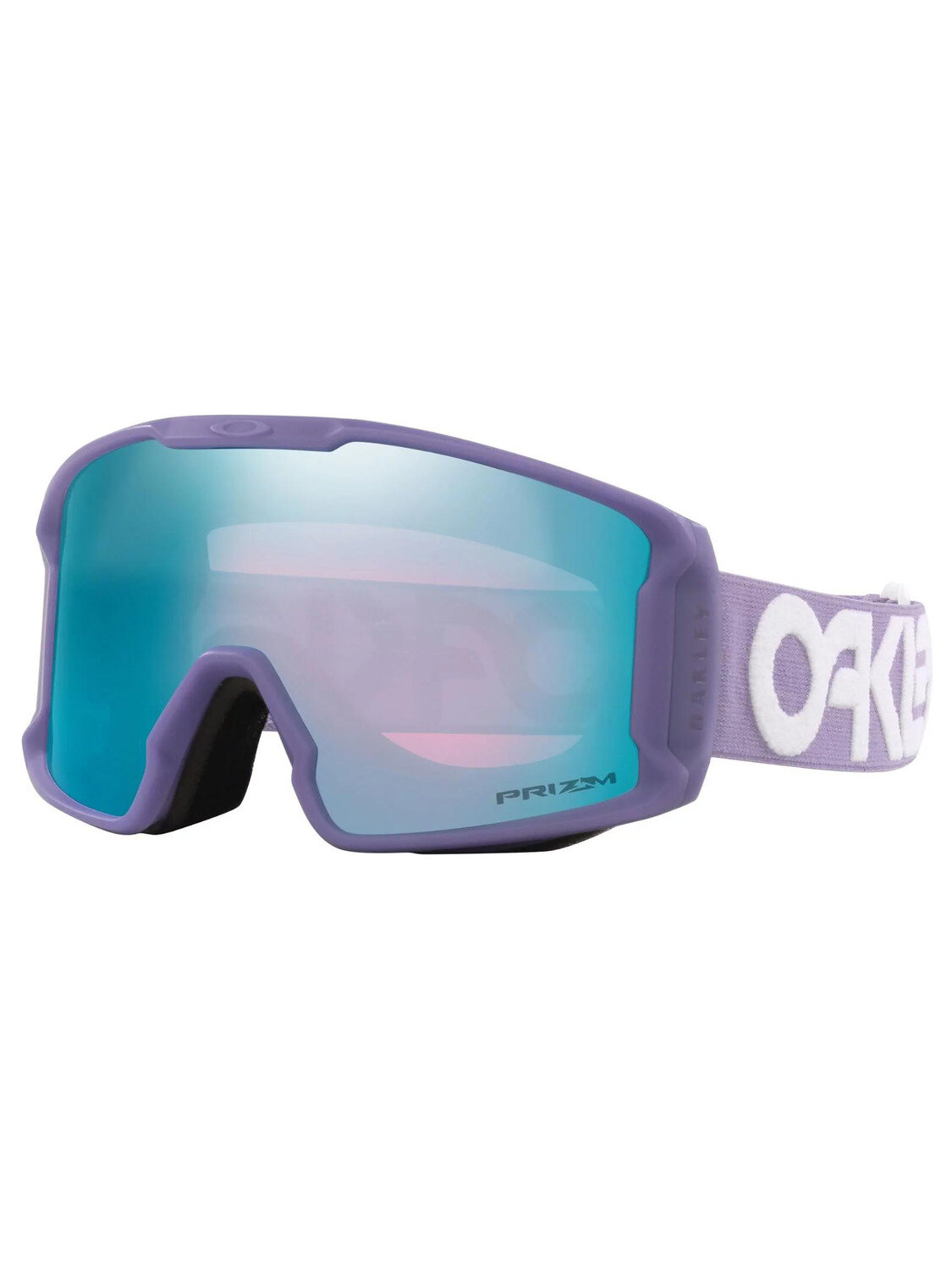 Горнолыжные очки Oakley Line Miner Matte B1B Lilac Prizm Sapphire Iridium 24/25 фиолетовый, для мужчин , Фиолетовый