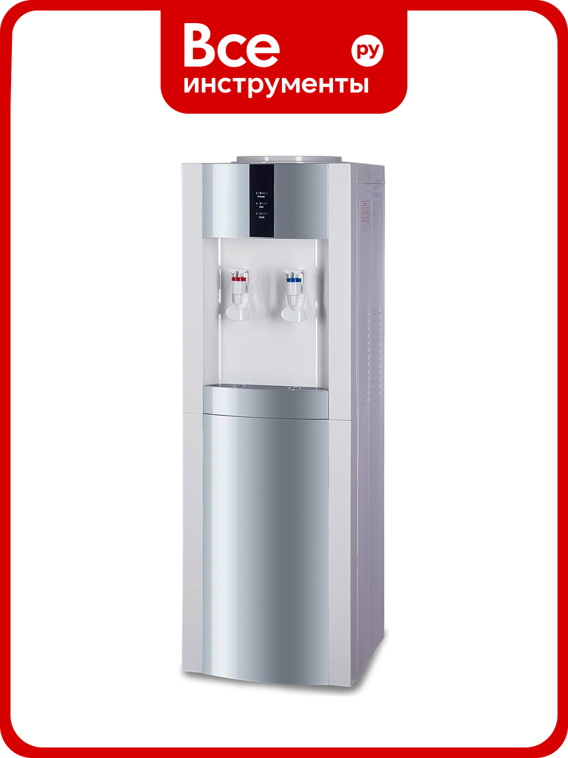 Напольный кулер ECOTRONIC V21-LE White-silver электронное охлаждение 7215