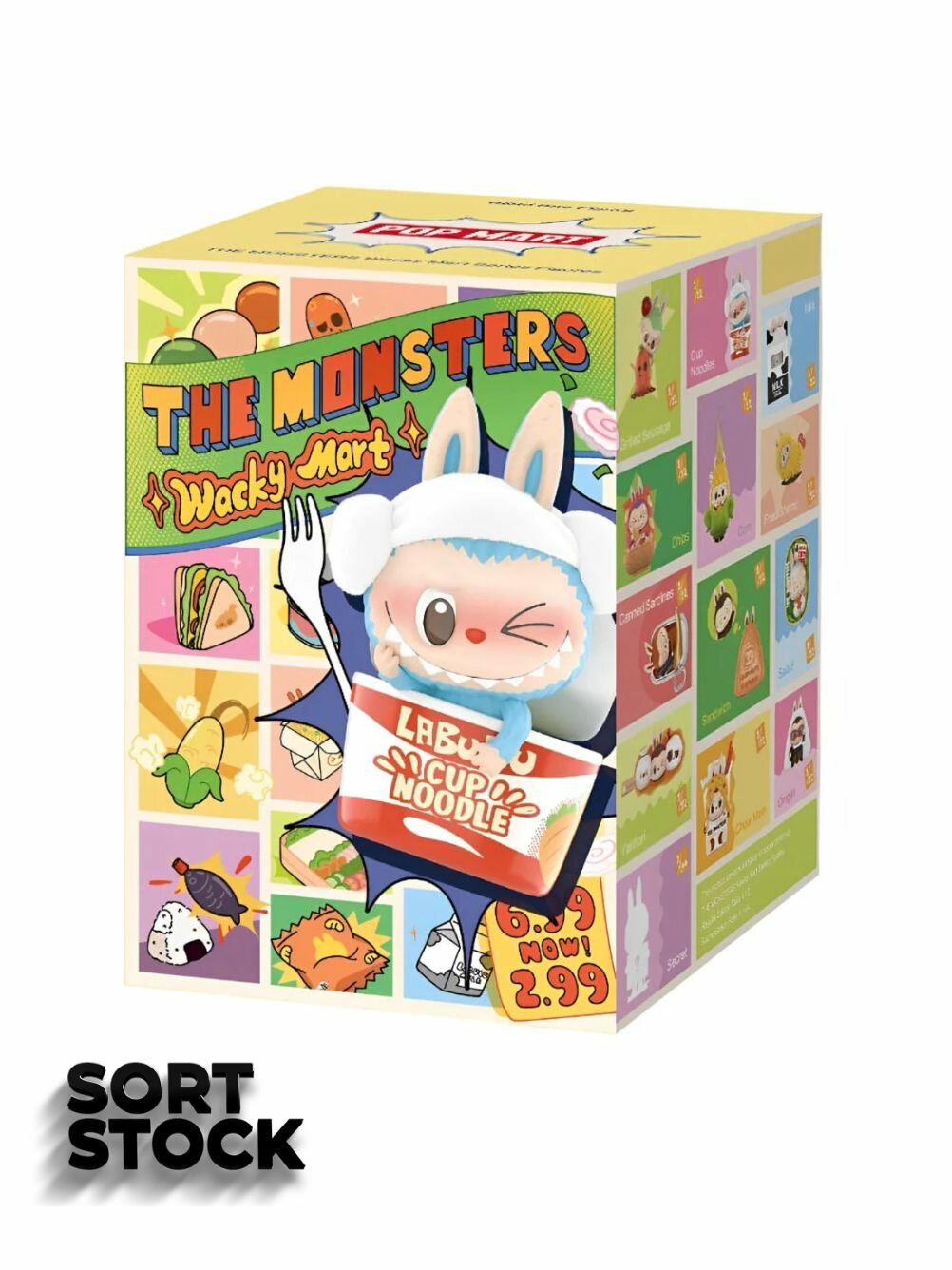 Фигурка Лабубу Pop Mart Labubu The Monsters "Wacky Mart" Blind Box (1 штука)