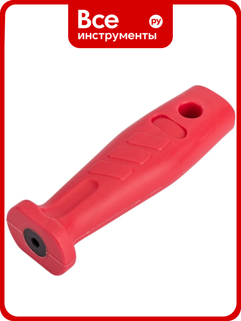 Ручка для напильника красная USP 42772 прочный пластик, универсальная для круглых, плоских и квадратных напильников