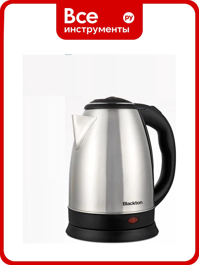 Чайник Blackton bt kt1811s сталь-черный 86185604, из качественной нержавеющей стали