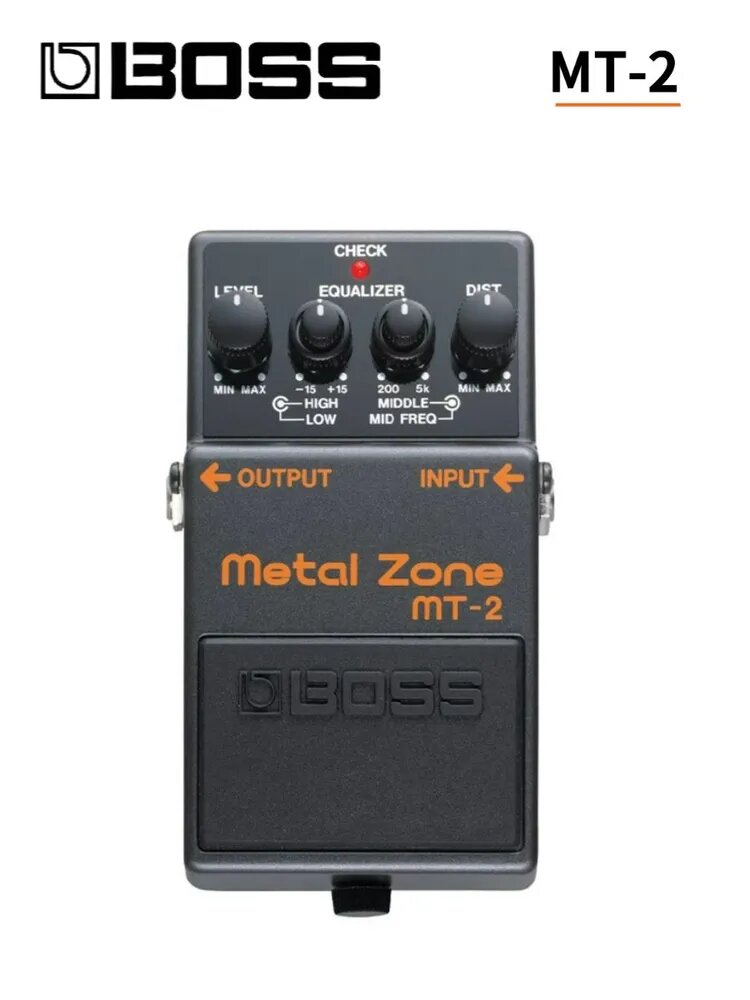BOSS MT-2 Педаль эффектов искажения Metal Zone Профессиональные аксессуары для электрогитары