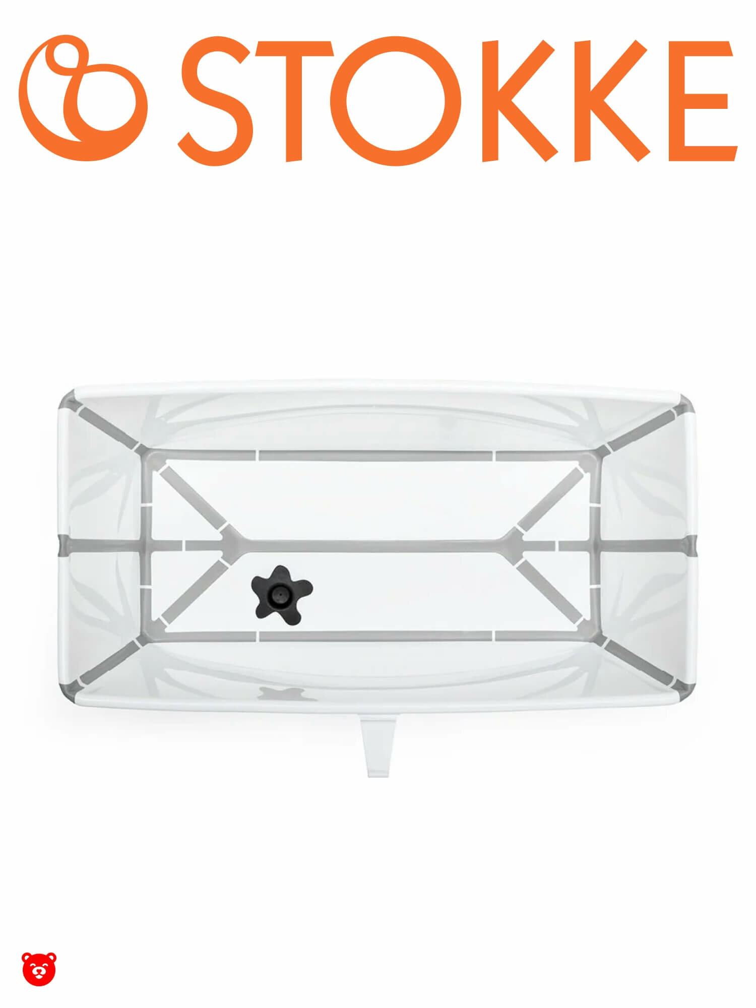 Stokke Flexi Bath Складная ванночка 0-4 года (62 см) White