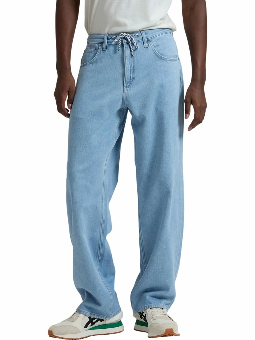 Джинсы широкие Men Henry Baggy Drawstring Jeans 