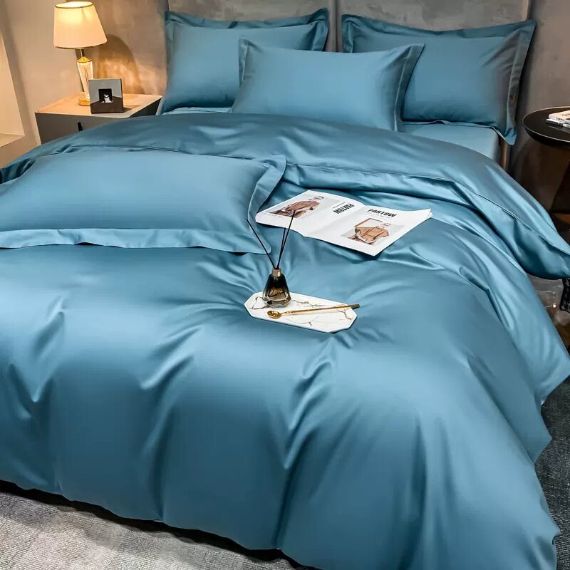 Crystal Home Textiles Класс A 200-count длинноволокнистый хлопковый комплект из четырех предметов из чистого хлопка 100