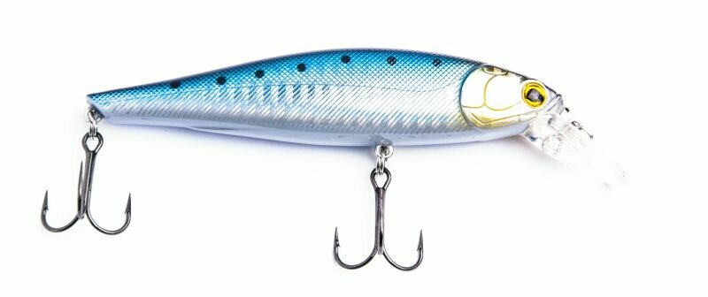 Воблер RUBICON ME MINNOW F, 100мм, 16гр, заглубление 0-1.5m, B02
