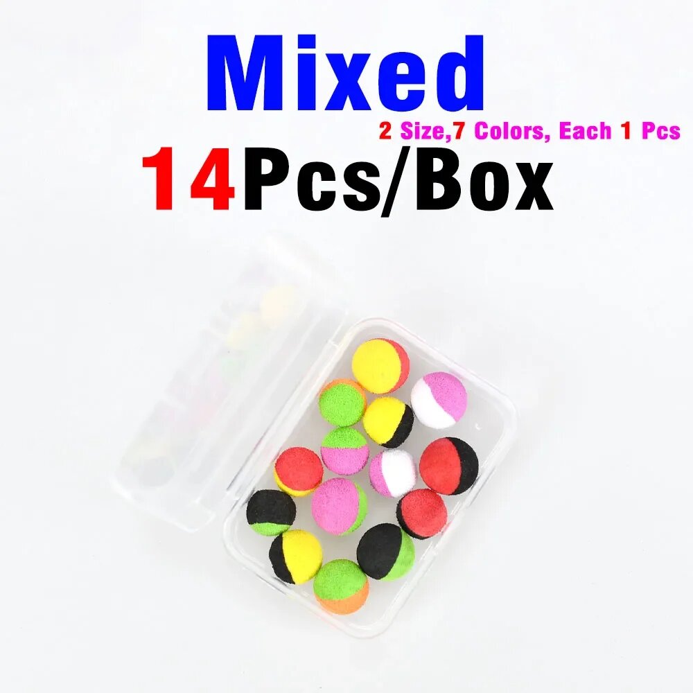 Набор бойлов MNFT для карпа 10/12/14 мм Mix Color 10mm 12mm