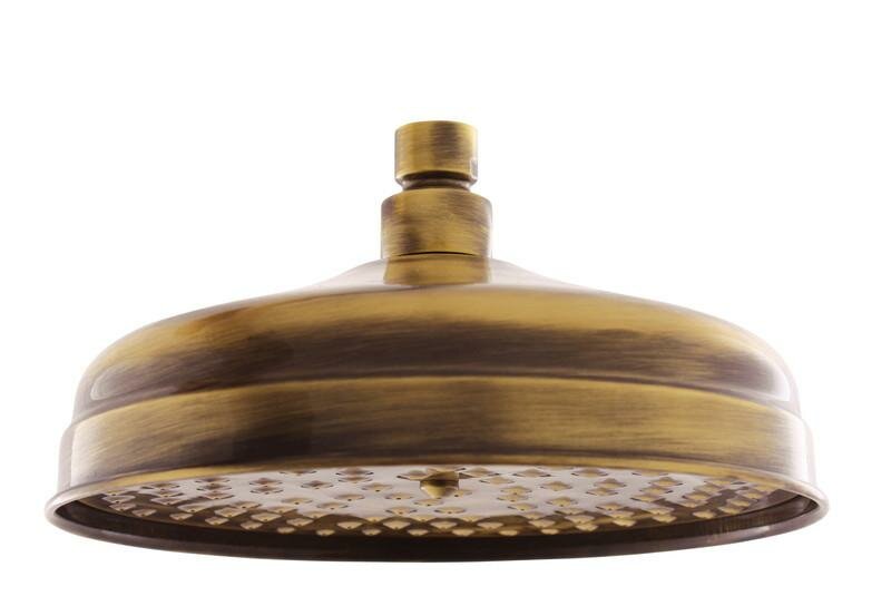 Верхний душ Rav Slezak KS0020SM 200х200 мм, бронза, на кронштейн