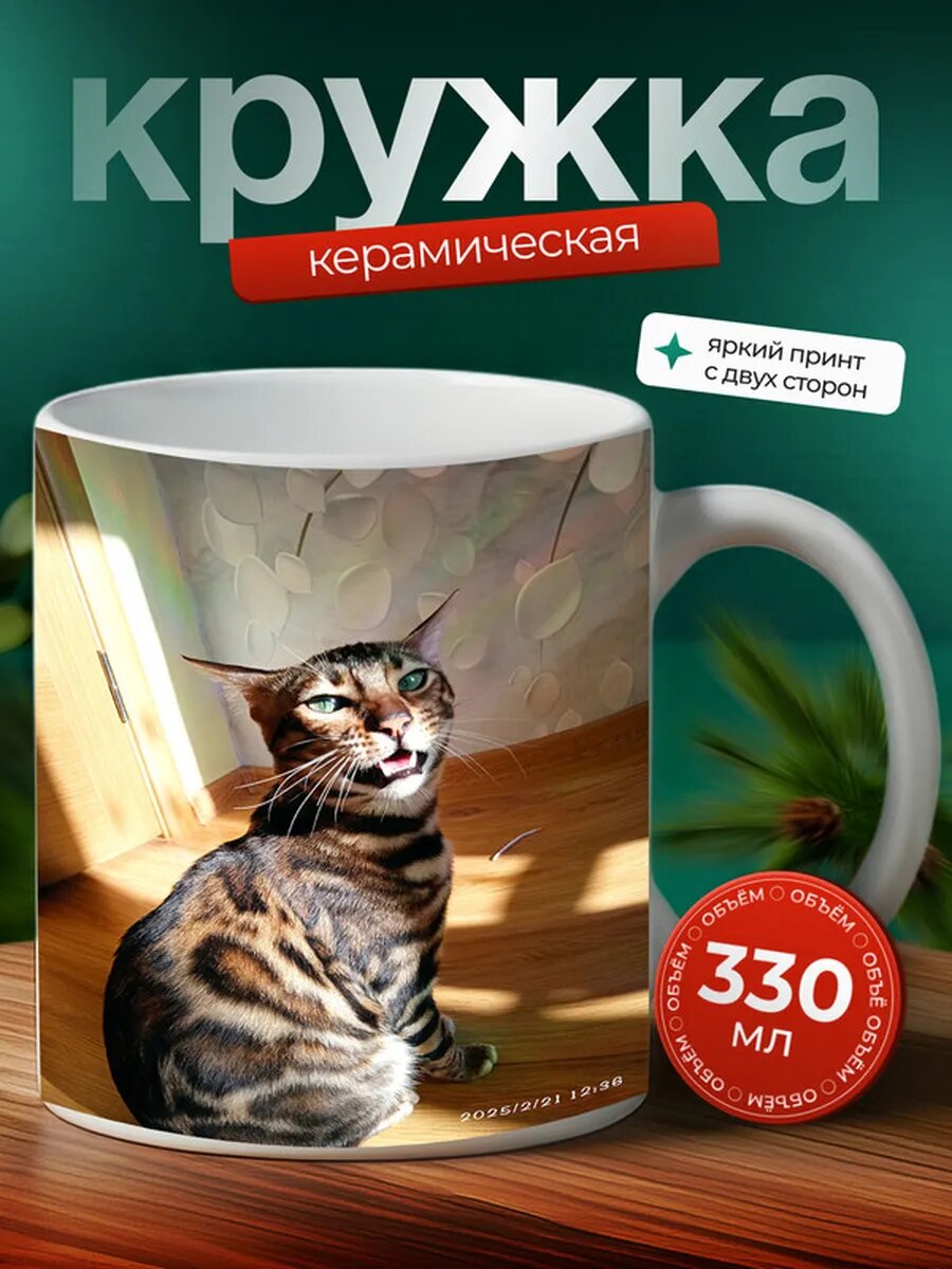 Кружка Лаосский бамбуковый кот 31,