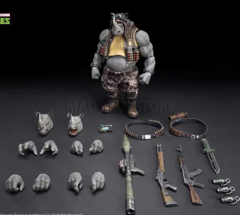 Фигурка Teenage Mutant Ninja Turtles Bullhead Pigface Bioroid Teddy Bear Bandai 1/10 Ox Head