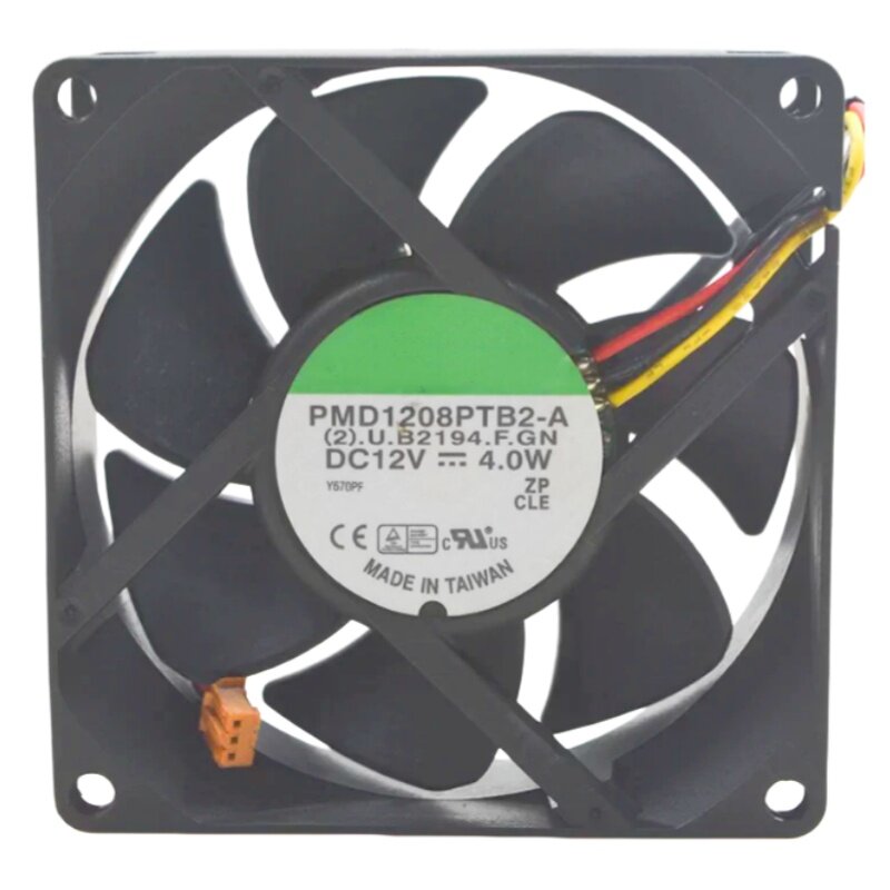 100% Новый оригинал 80*80*25 PMD1208PTB2-A 12V 4.0W Вентилятор охлаждения