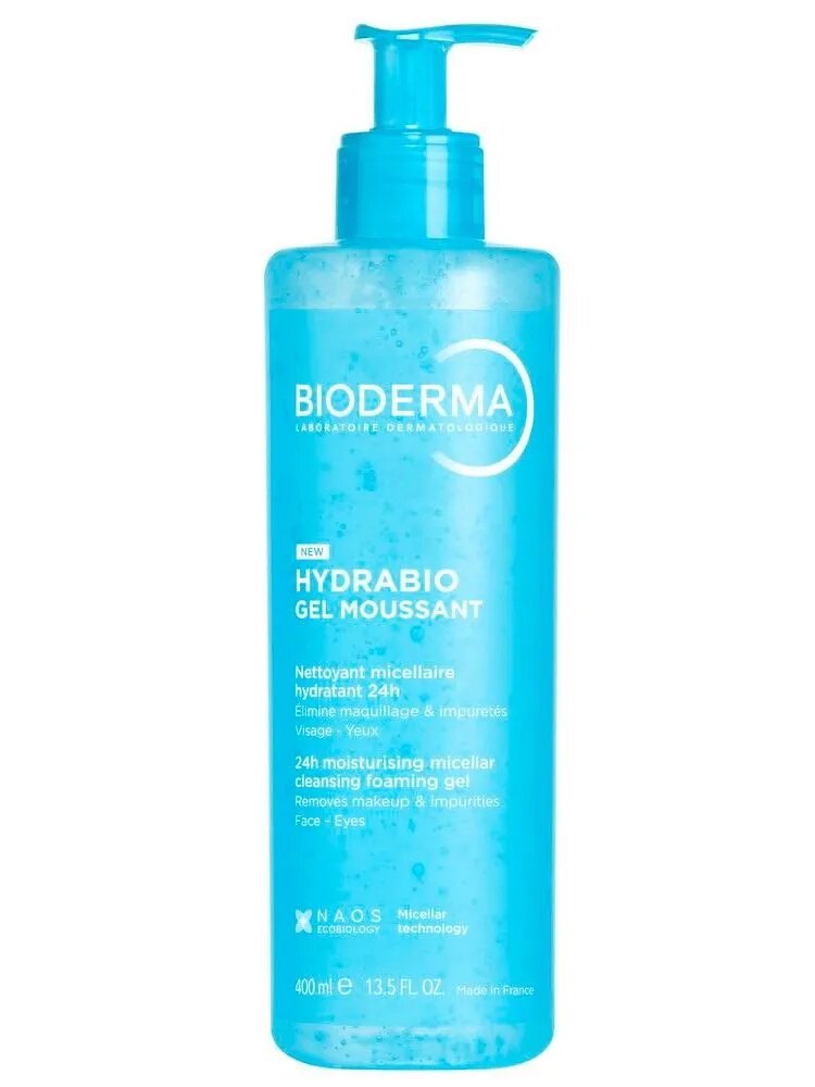 Bioderma Hydrabio Очищающий увлажняющий гель 400 мл