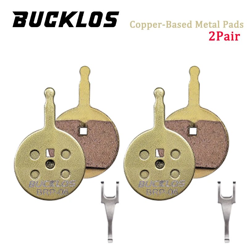 BUCKLOS Тормозные колодки для гидравлических дисковых тормозов Avid BB5 / DC710 Copper-Based 2Pair