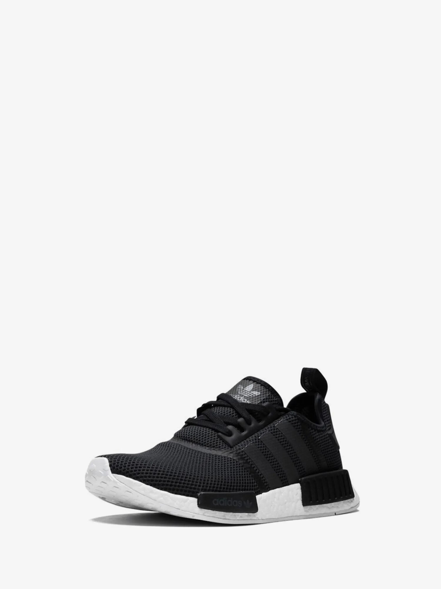 Кроссовки adidas NMD_R1, размер 9.5 US, черный — фото 1