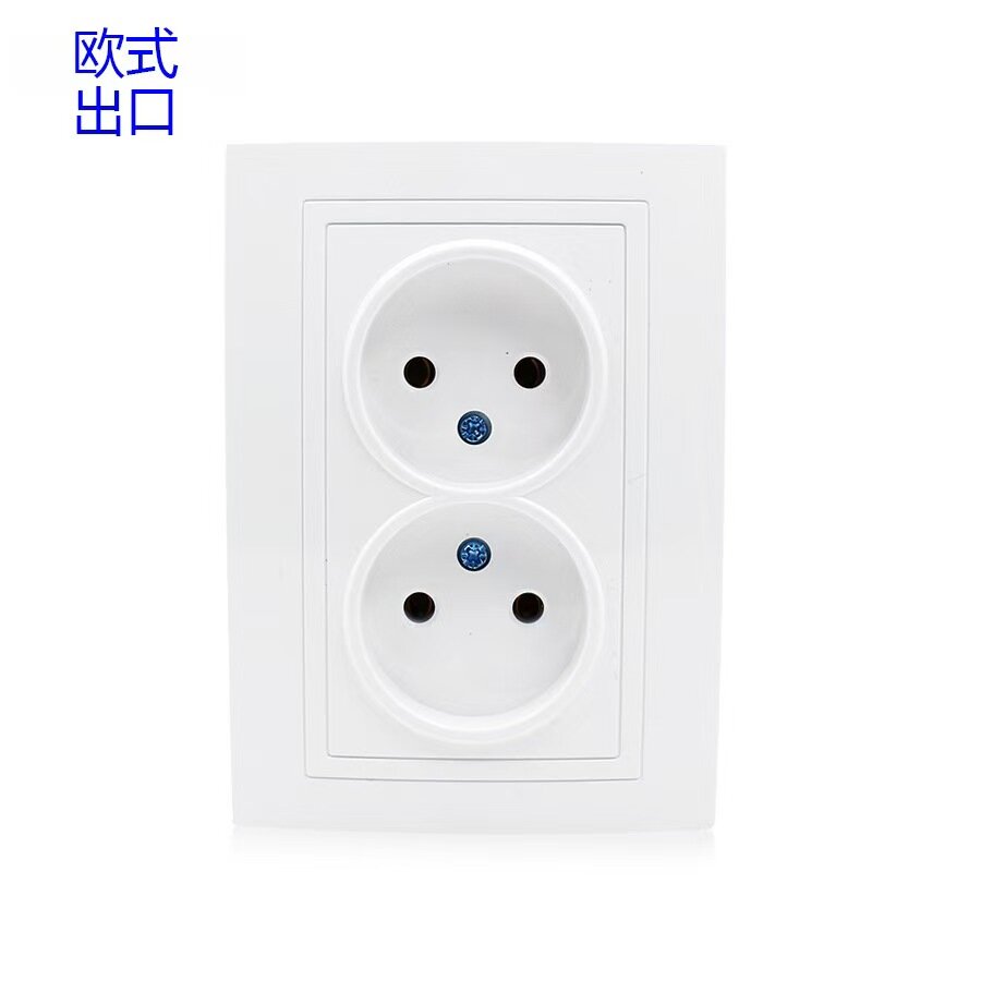 Розетка Plano 1-204-02 без заземления двойная 2х2P 16А-250В IP20 скрытой установки Plano слоновая кость