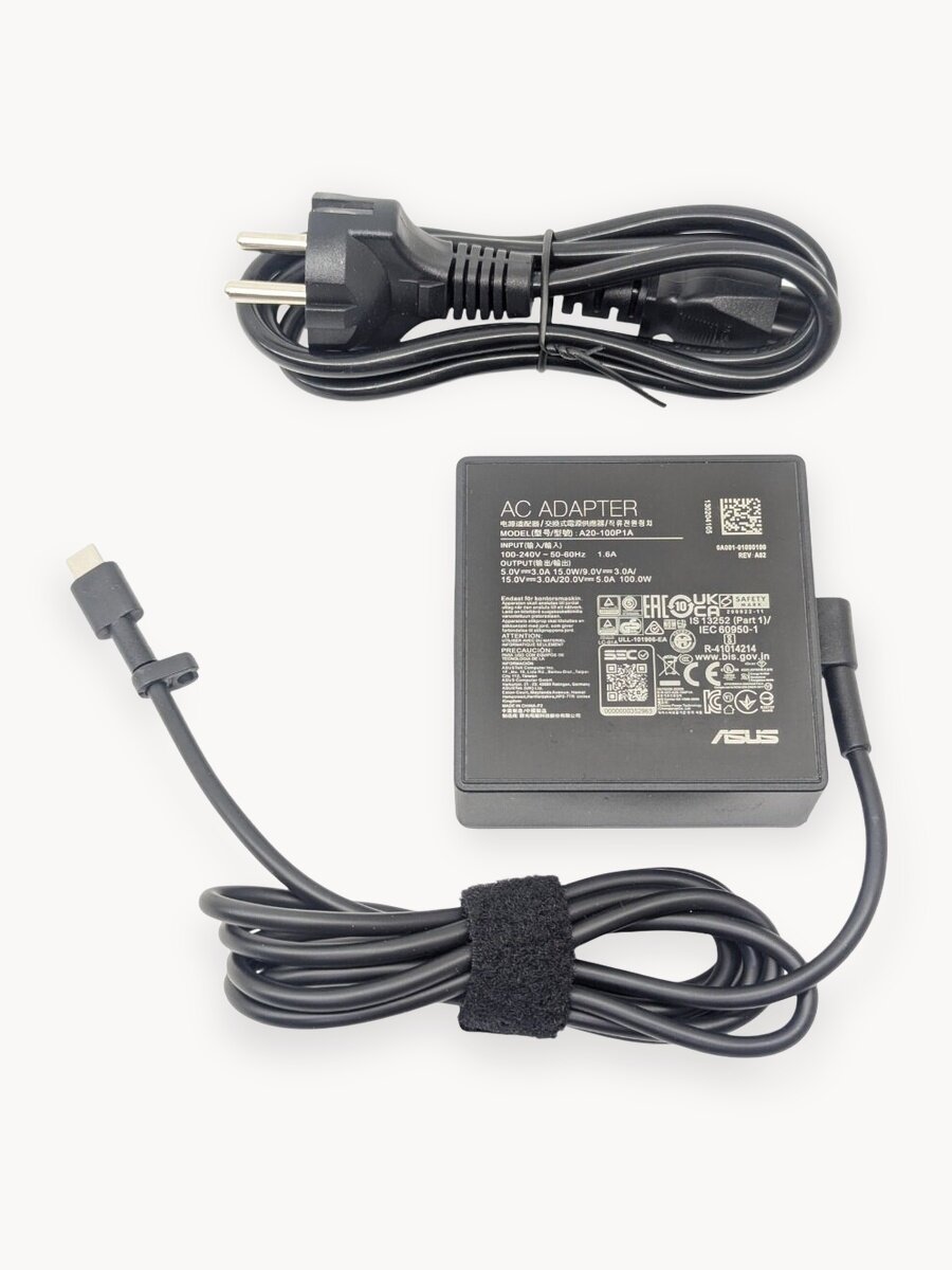 Блок питания зарядка A20-100P1A для Asus ROG G533, G733, GV301, Zephyrus GX703HS, Flow Z13 - 20V 4A [100W Type-C]