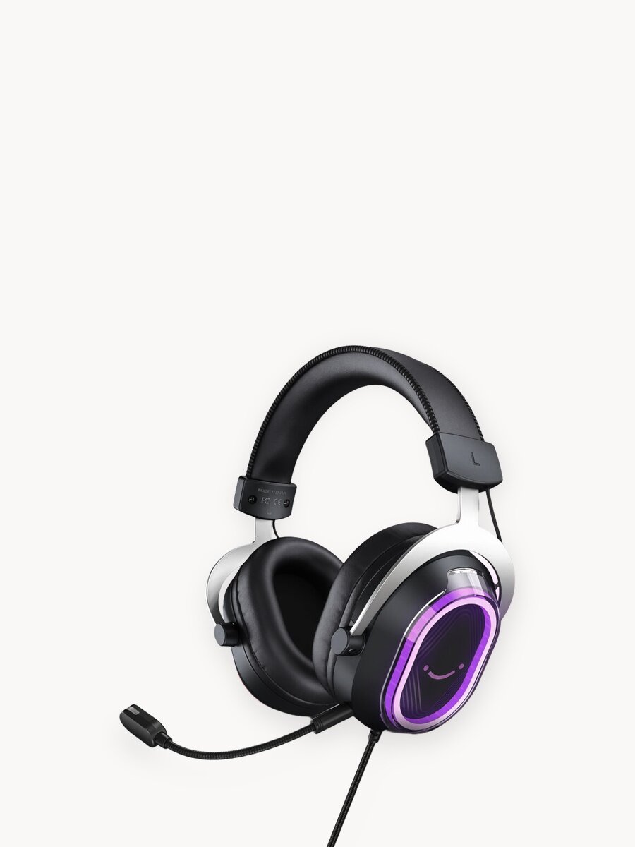 Игровая гарнитура Fifine H13 Gaming Headsets с отключаемой RGB-подсветкой, Black