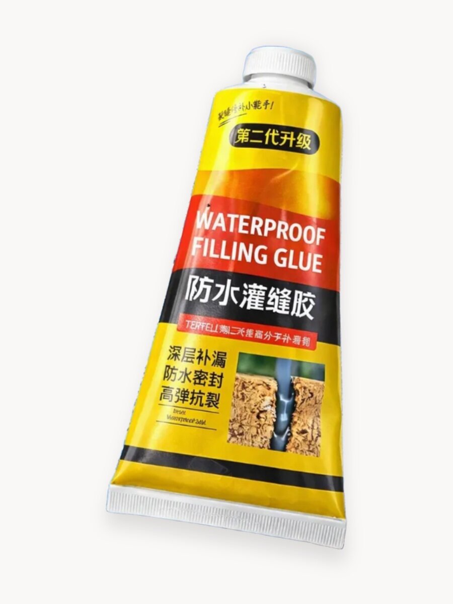 Герметик эластичный для заделки швов и трещин, жидкий бетон для трещин универсальный.