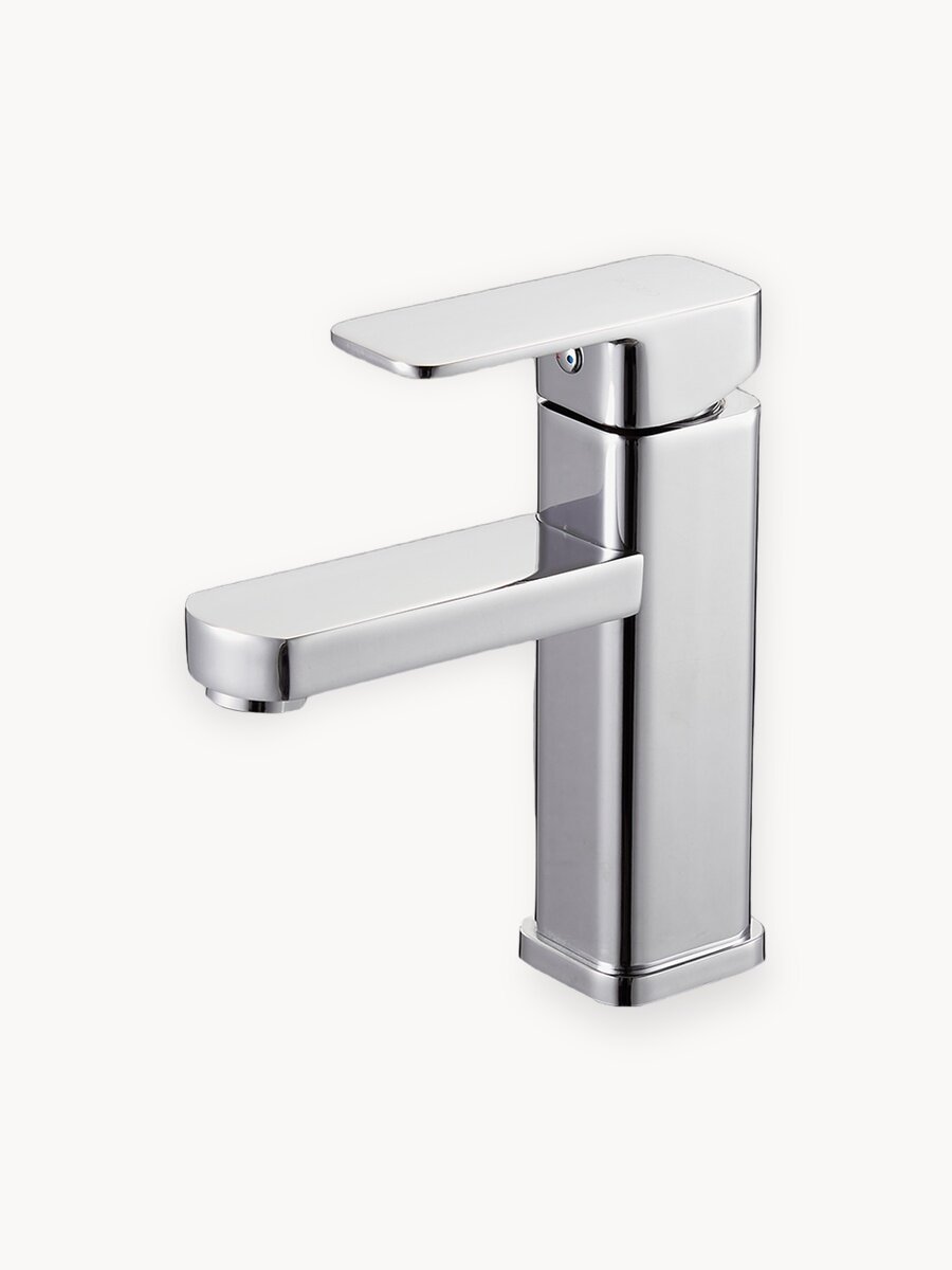 Смеситель для раковины, умывальника, кран для раковины RICARDO R1083-1, литой, цвет: хром