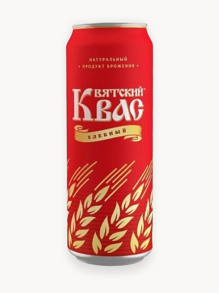 Квас Хлебный Вятский 0,45л х 6шт