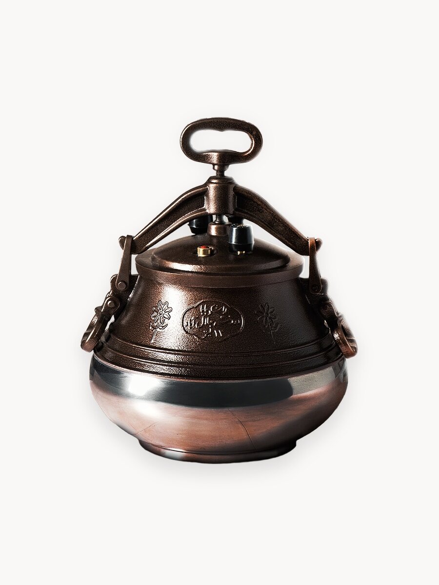 Казан афганский 12 литров двухцветный Rashko Baba для дома, плиты, костра