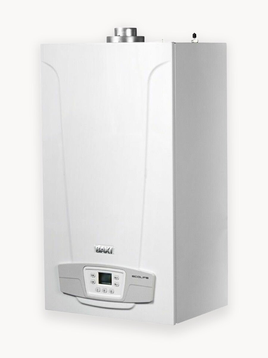 Котел газовый BAXI ECO LIFE 24F настен, 24 кВт, двухконтурный, с закрыт. кам. сгор.