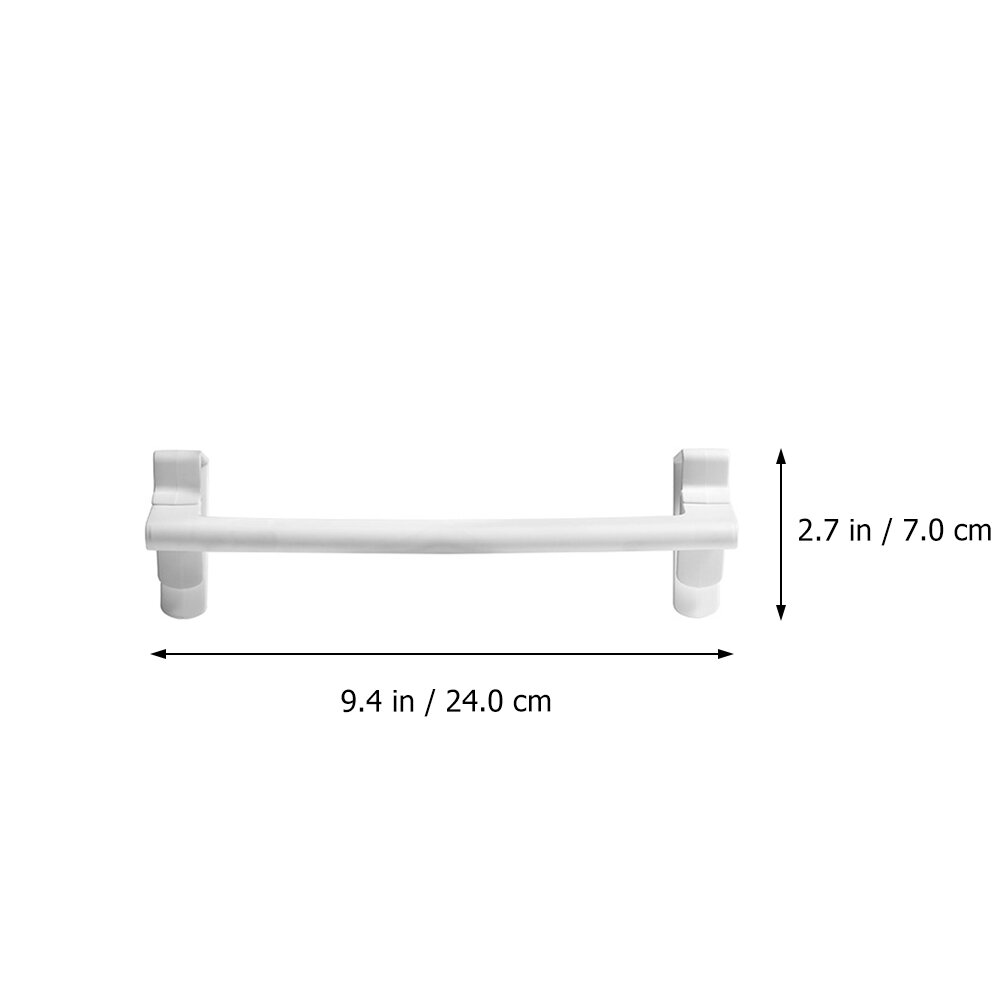 Пластиковый Держатель Для Полотенец На Дверцу Шкафа Белый 24X7X6Cm
