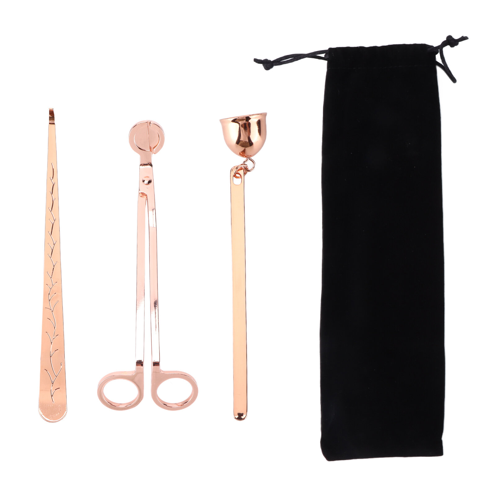 Набор из 3 предметов для обрезки фитилей: прочные ножницы для фитилей свечей для домашнего использования, практичные принадлежности для декоративных свечей, простые в использовании.