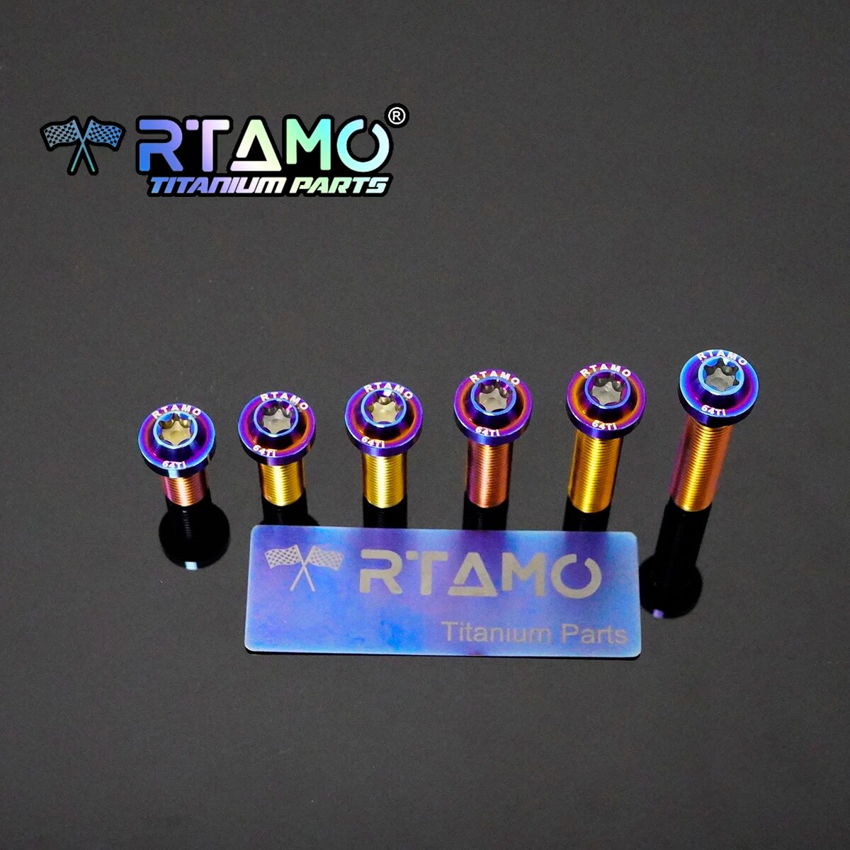 RTAMO Титановые болты M10 для велосипеда и мотоцикла 1.25 Pitch, Burnt Blue (1PC), M10X30 mm