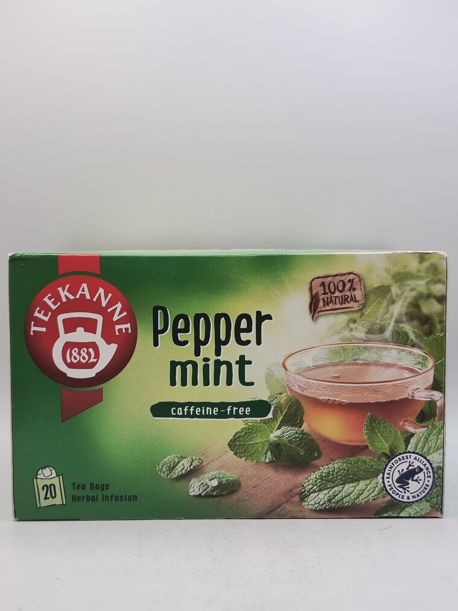 Чай травяной Teekanne Pepper mint с мятой перечной 20 пакетиков, 45 г (из Финляндии)