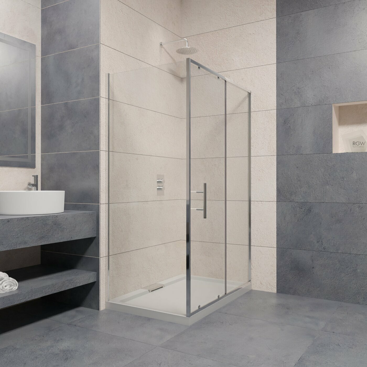 Душевой уголок RGW PA-145 80х140 стекло прозрачное