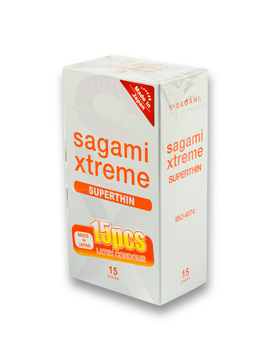 Презервативы ультратонкие Sagami Xtreme Superthin 0.04 - 15 шт.