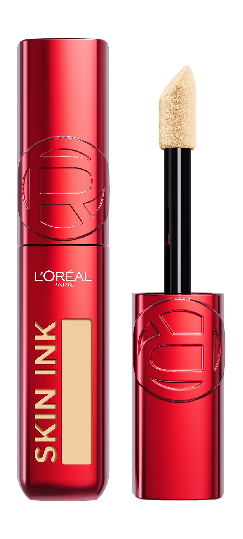 L'OREAL Тональный крем-консилер для лица 2в1 Infaillible Skin Ink, 15 мл, 130, Light Cool