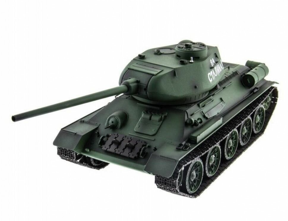 Радиоуправляемый танк Heng Long T-34 MS version V7.0 масштаб 1:16 2.4G - 3909-1-UpgA-V7