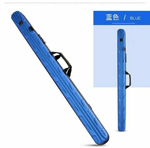 Чехол для удочек 145 см, для спиннинга с катушками, для снастей, жесткий, сумка рыболовная